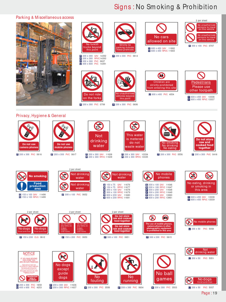 SCAN-Safety-Signs-Catalogue-2014 21 | Download Free PDF | Vehicles ...