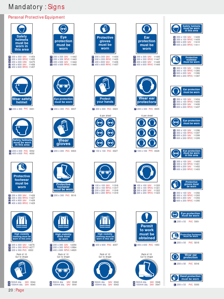SCAN-Safety-Signs-Catalogue-2014 22 | PDF | Clothing | Fashion