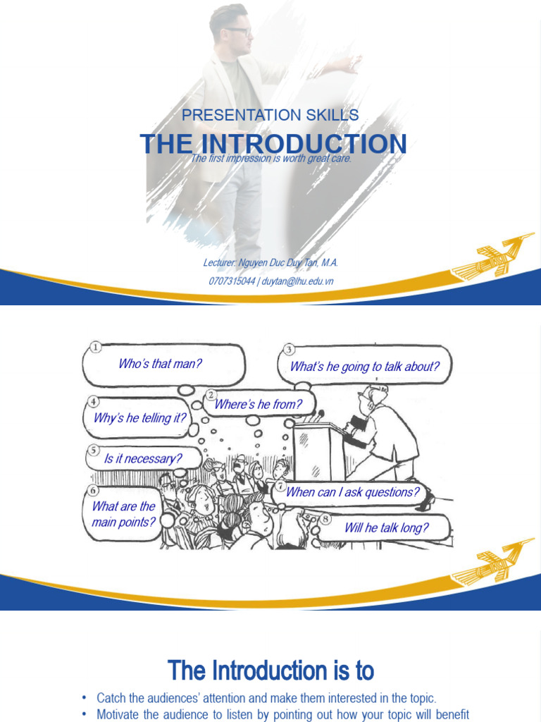 Mastering Presentation Introductions | PDF | Credibility | Marketing