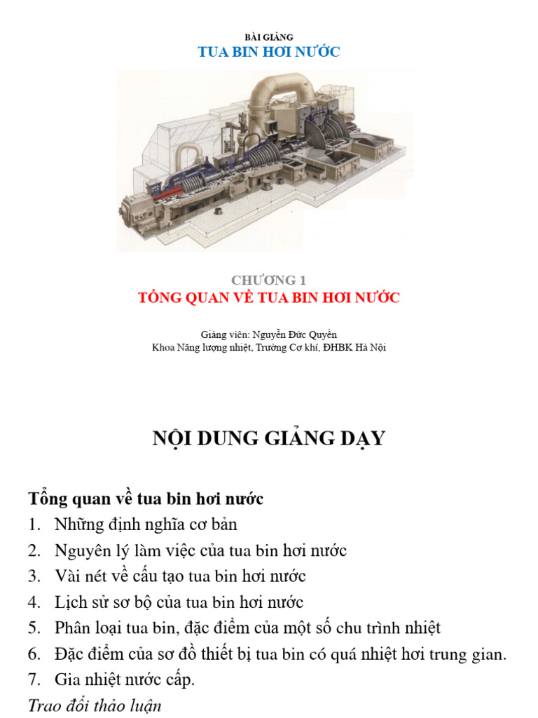 G2 - Tong Quan Ve Tua Bin Hoi Nuoc | PDF