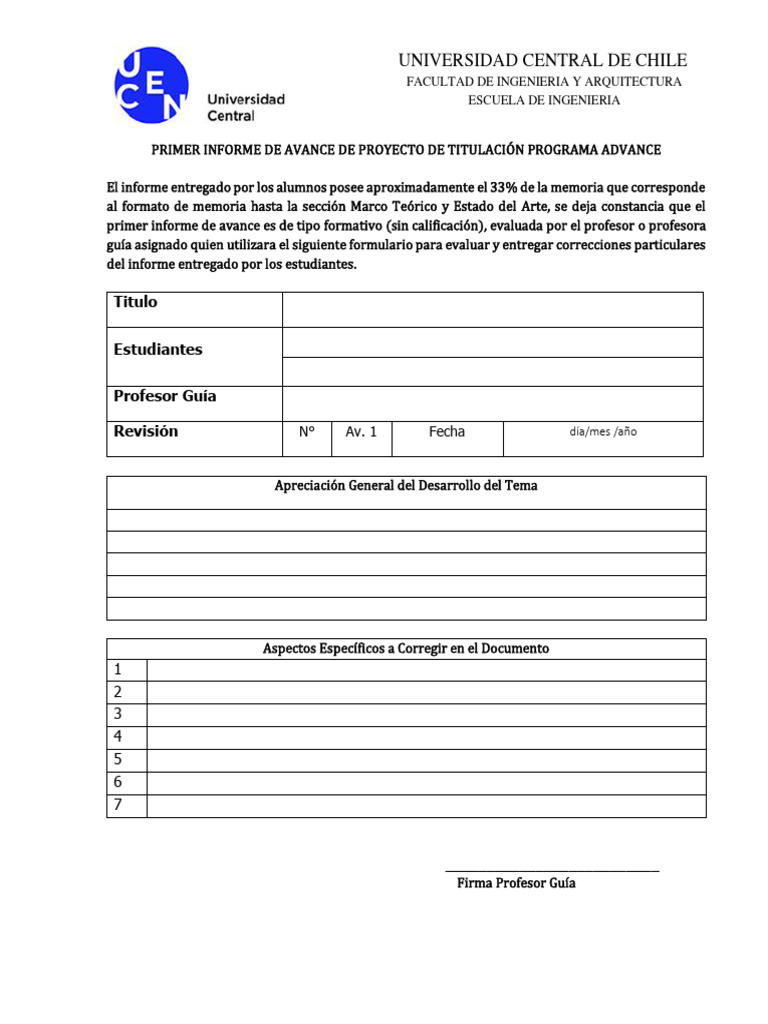 S2 - Formulario Evaluación FORMATIVA PRIMER AVANCE 33 de P.T II | PDF | Maestros