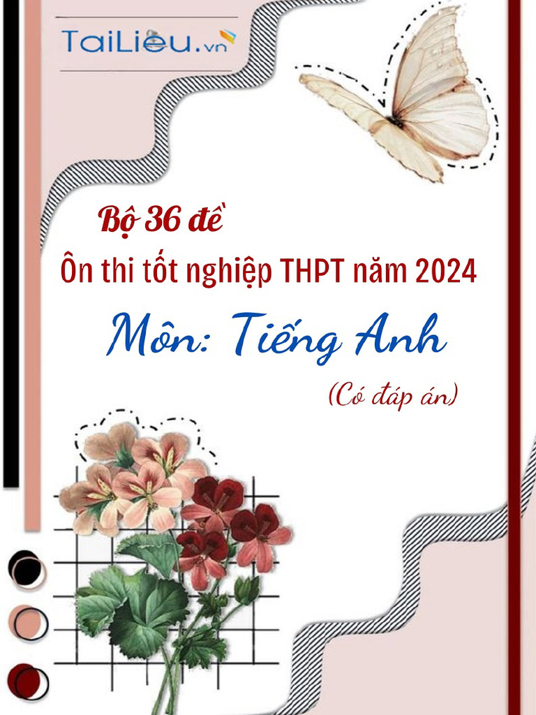 Bo 36 de On Thi Tot Nghiep THPT Nam 2024 Mon Tieng Anh Co Dap An 8504 | PDF | Extinction ...