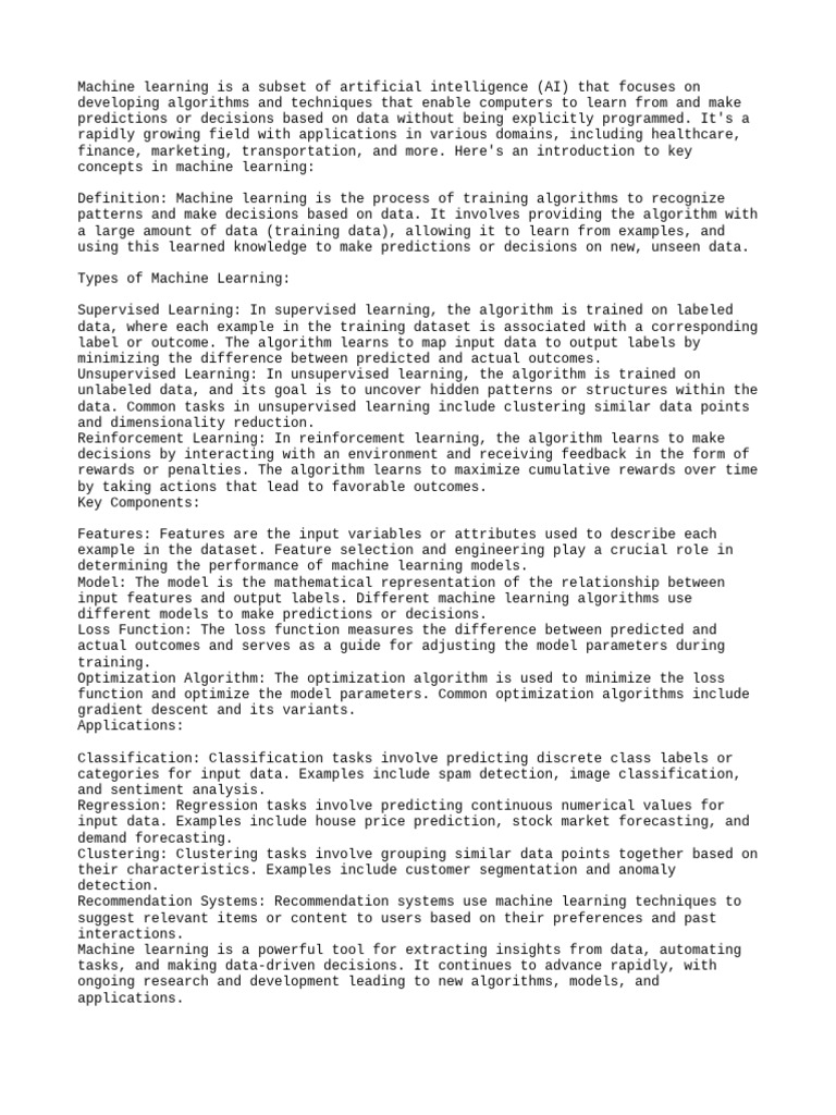 Machine Learning Pdf Machine Learning Statistical Classification