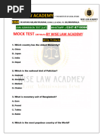Past Paper Solve Mcqs Udc & LDC | PDF | Chlorofluorocarbon | United Nations