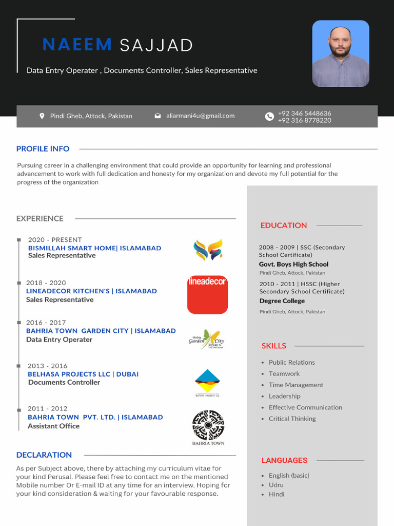 Naeem Sajjad - CV | PDF