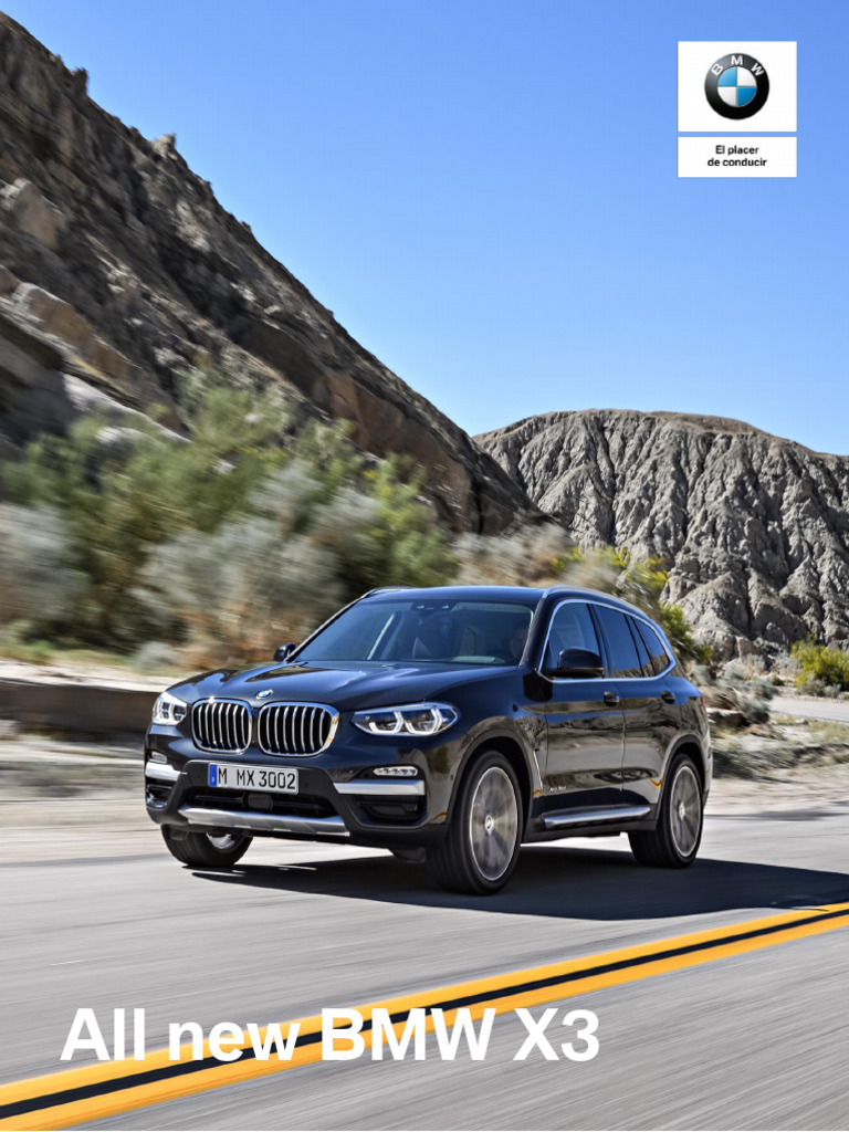 Ficha Técnica BMW X3 SDrive20i Urban (Spec 04-2018) | Descargar gratis ...