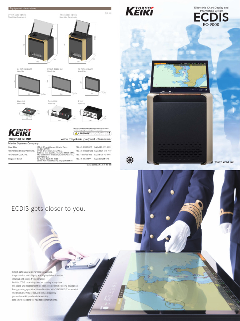 Ecdis: WWW - Tokyokeiki.jp/e/products/marine | PDF | Computing | Computer Engineering