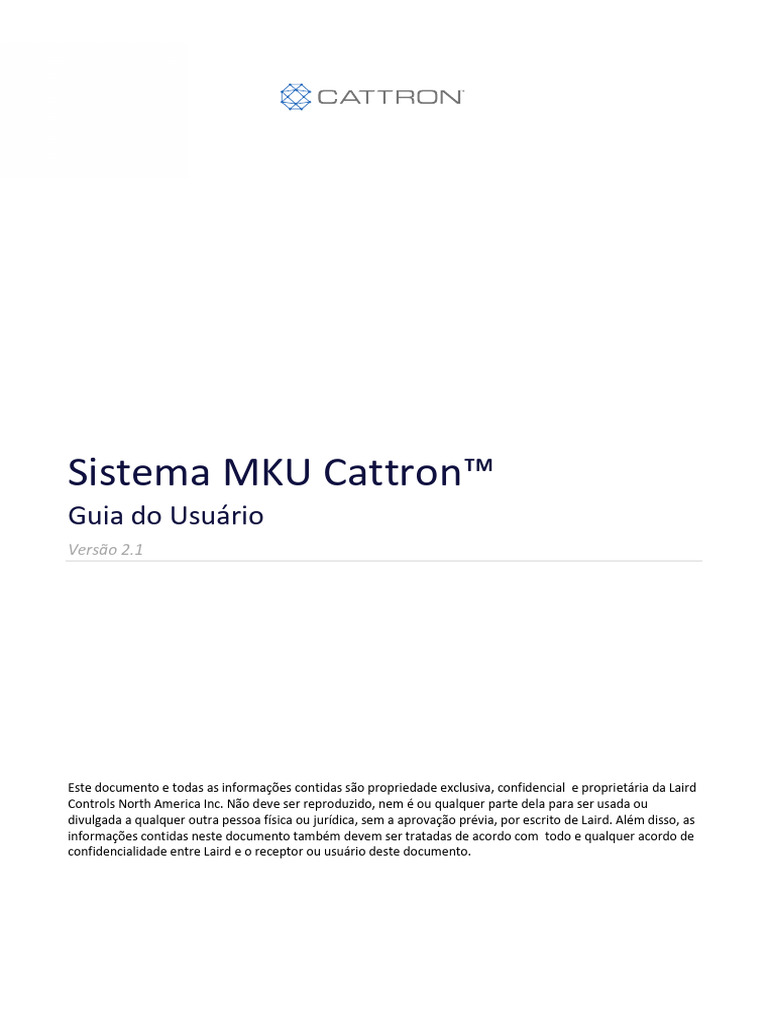 Sistema MKU Cattron PT | PDF | Relé | Diodo emissor de luz