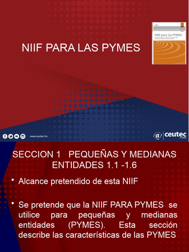 Presentación1 NIIF Pymes | PDF | normas internacionales de INFORMACION ...