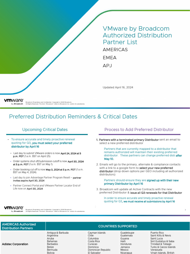 List of Authorized Distribution Partners - Updatedapr16 | PDF | Arab World