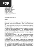 History and Structure of the PNP | PDF | Government | Philippines