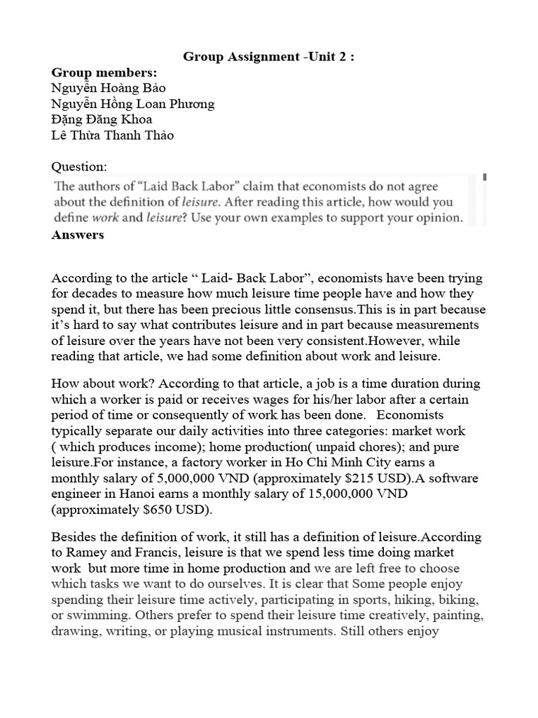 Unit 2 Writting Assignment | PDF