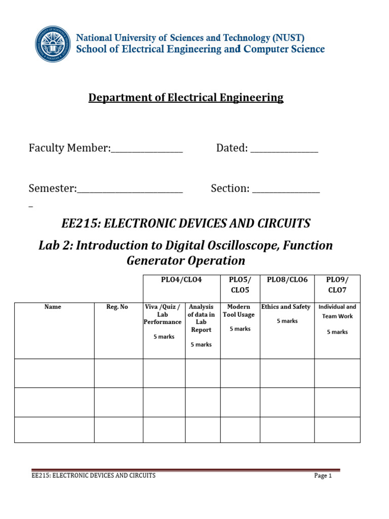Lab02 Manual | PDF | Amplitude | Root Mean Square