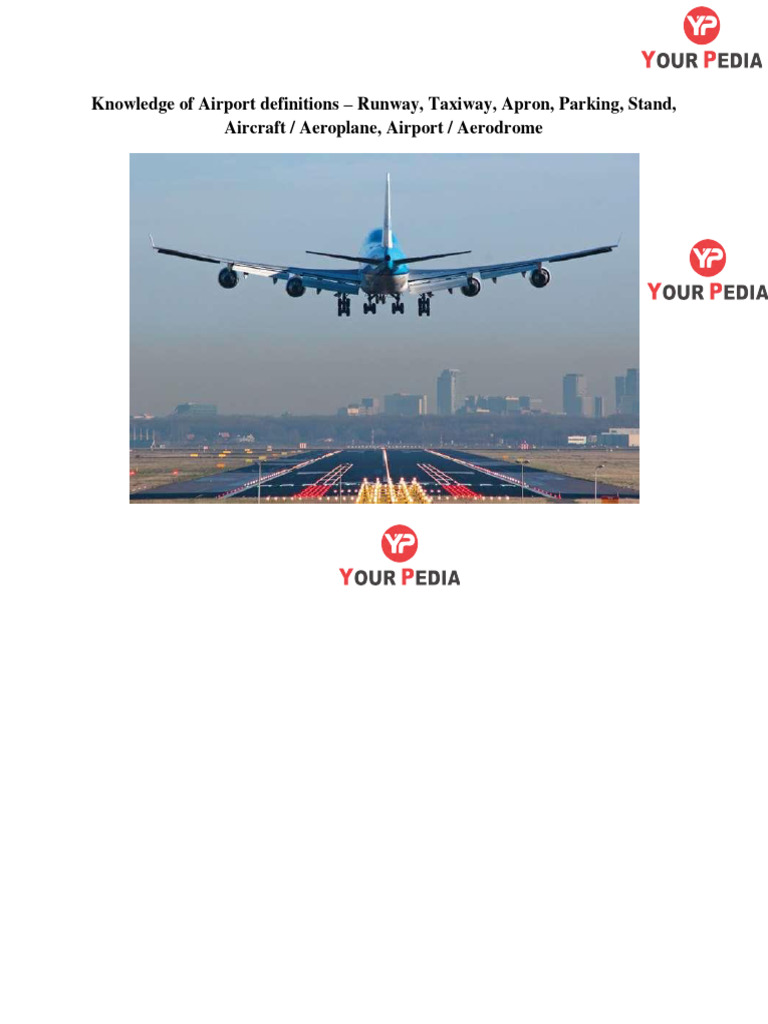 2 Knowledge of Airport Definitions - Copy-Signed | PDF | Runway | Airport