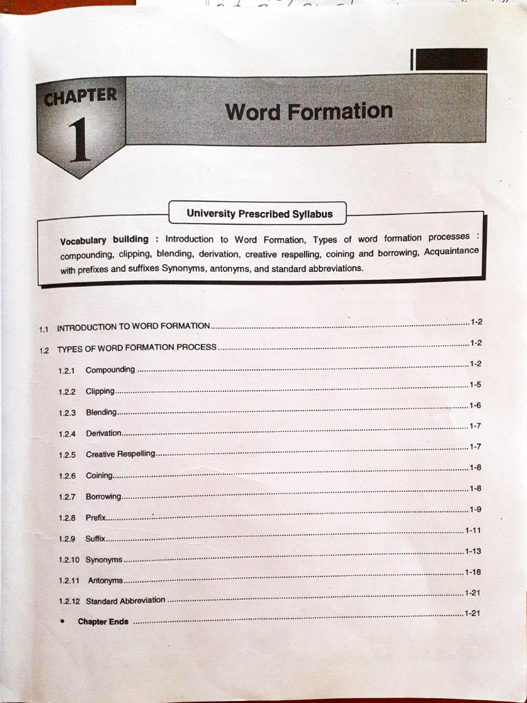 English CH 1 | PDF