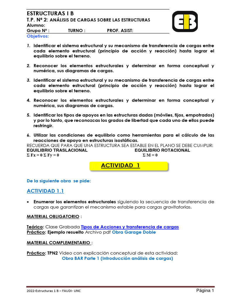 Tpn2 Acciones - Guia de Trabajo | Descargar gratis PDF | Materiales de construcción | Ingeniería ...
