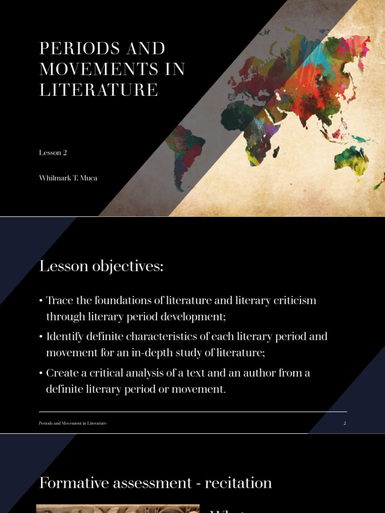 Literary Periods and Movements Overview | PDF | Ancient Rome ...