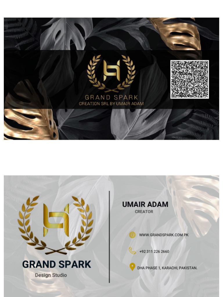 Grand Spark Visiting Card | PDF
