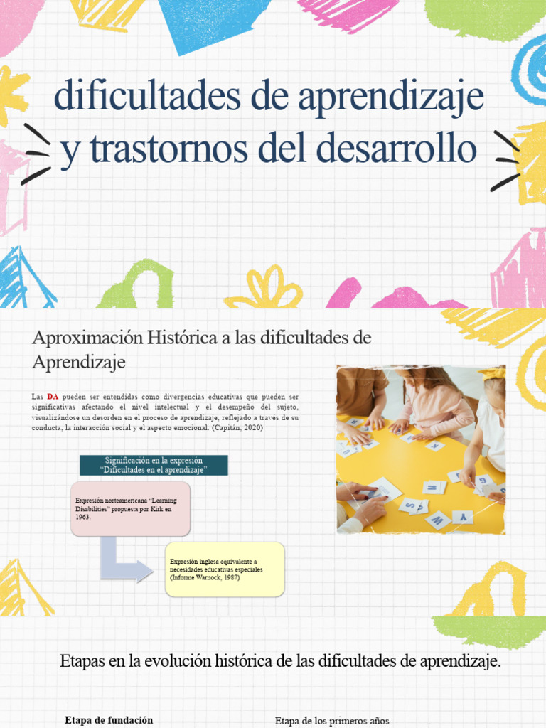 Dificultades de Aprendizaje y Trastornos Del Desarrollo | PDF | Trastorno del desarrollo ...