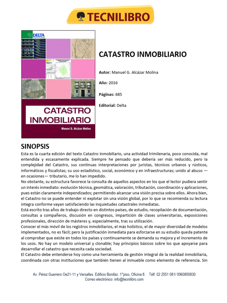 Guía Completa de Catastro Inmobiliario | PDF