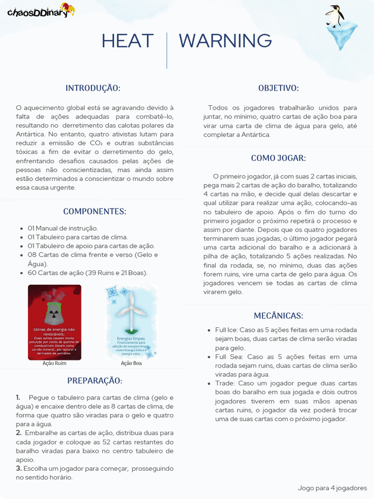 Heat Warning - Jogo Print and Play | PDF