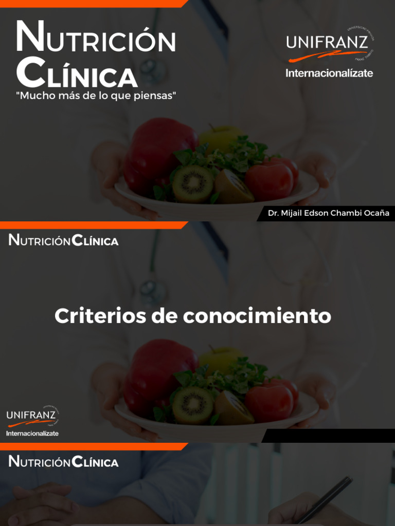 Nutricion Clinica Hito4 Tema1 Parte 1 | PDF | Dieta | Nutrición