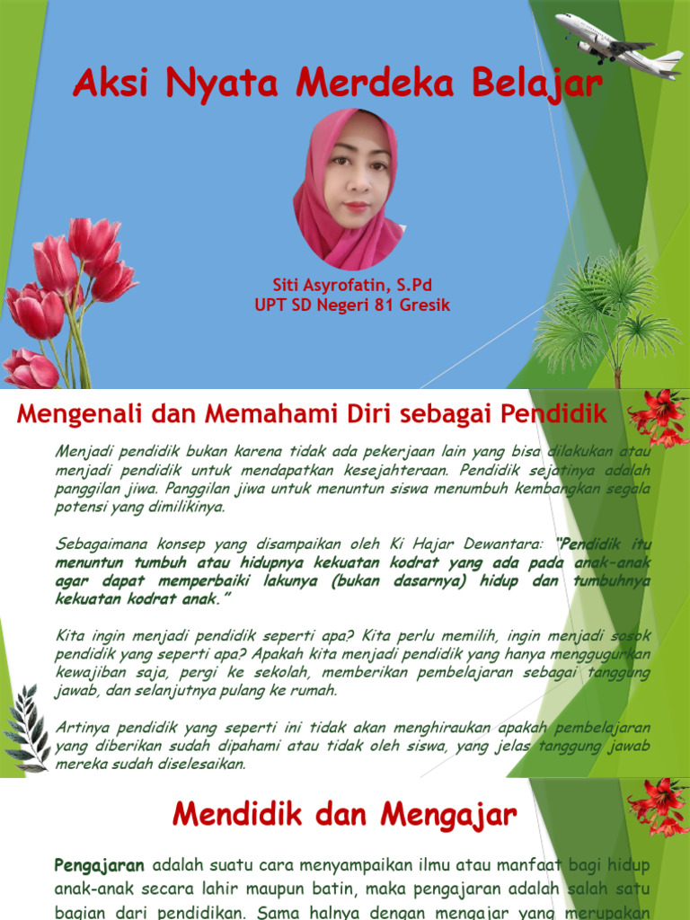 Aksi Nyata dalam Merdeka Belajar | PDF | Karier & Perkembangan