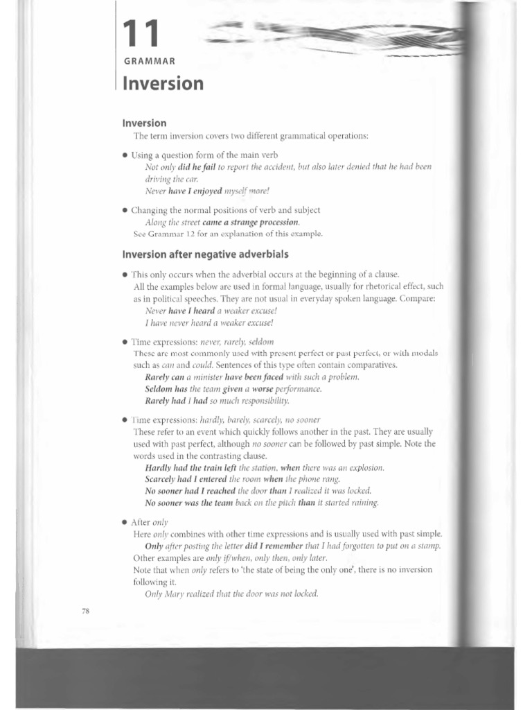 Vince Inversion | PDF | Grammar | Linguistics