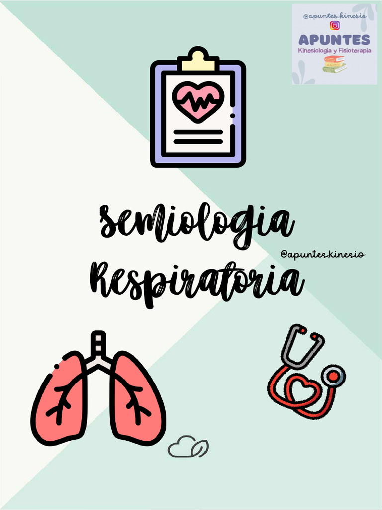 Repaso Semio Respiratoria PDF | PDF | Medicina CLINICA | Respiración