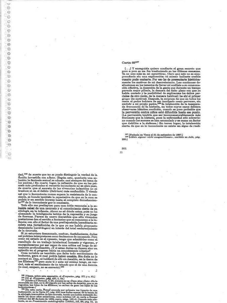 3 - Freud. Carta 69 | PDF