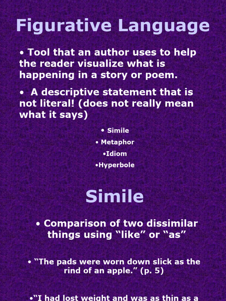 Extended Metaphor (Figurative Language) | PDF | Language Arts & Discipline