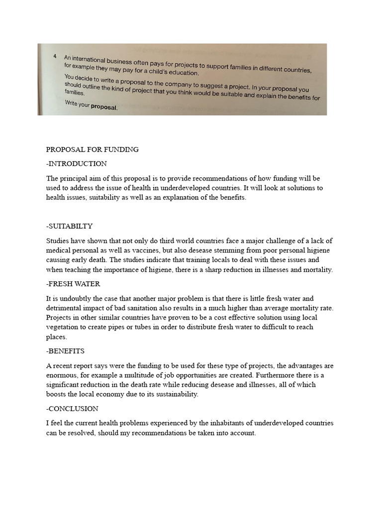 FRIDAY PROPOSAL c1 Ingles | PDF