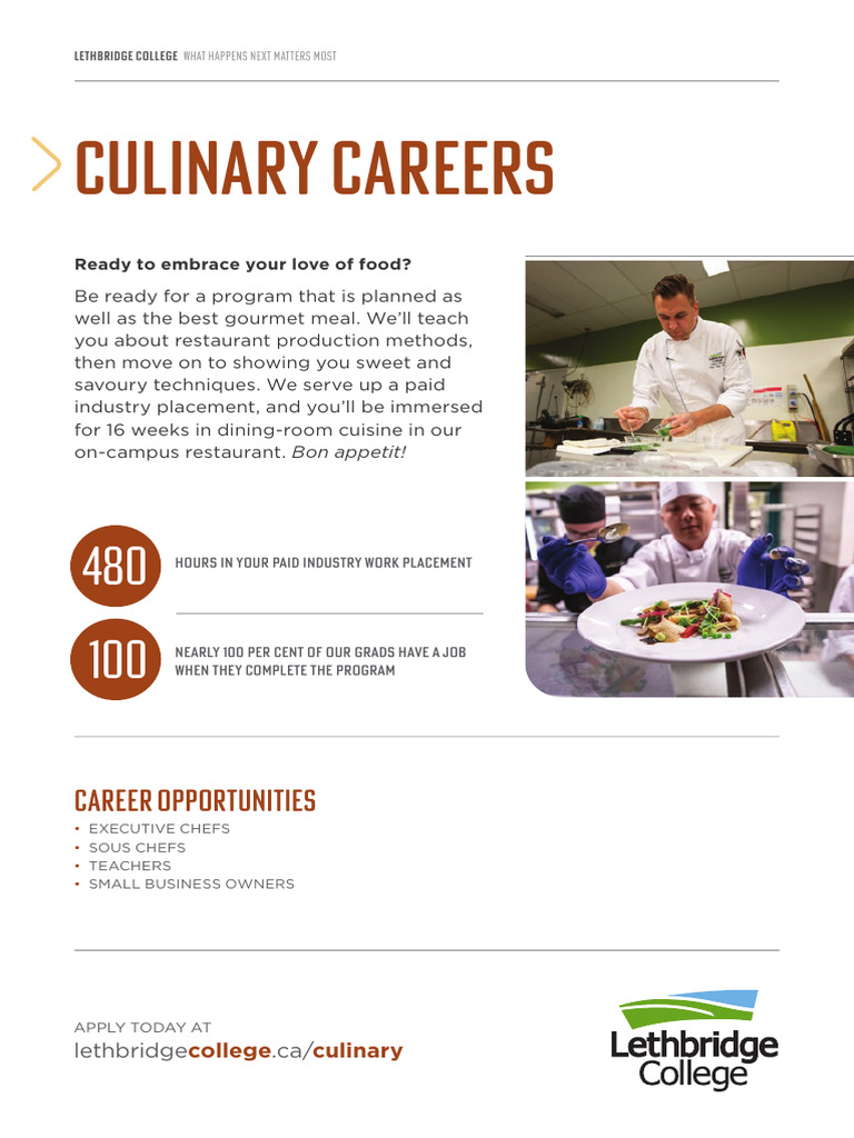 LC Culinary Careers | PDF