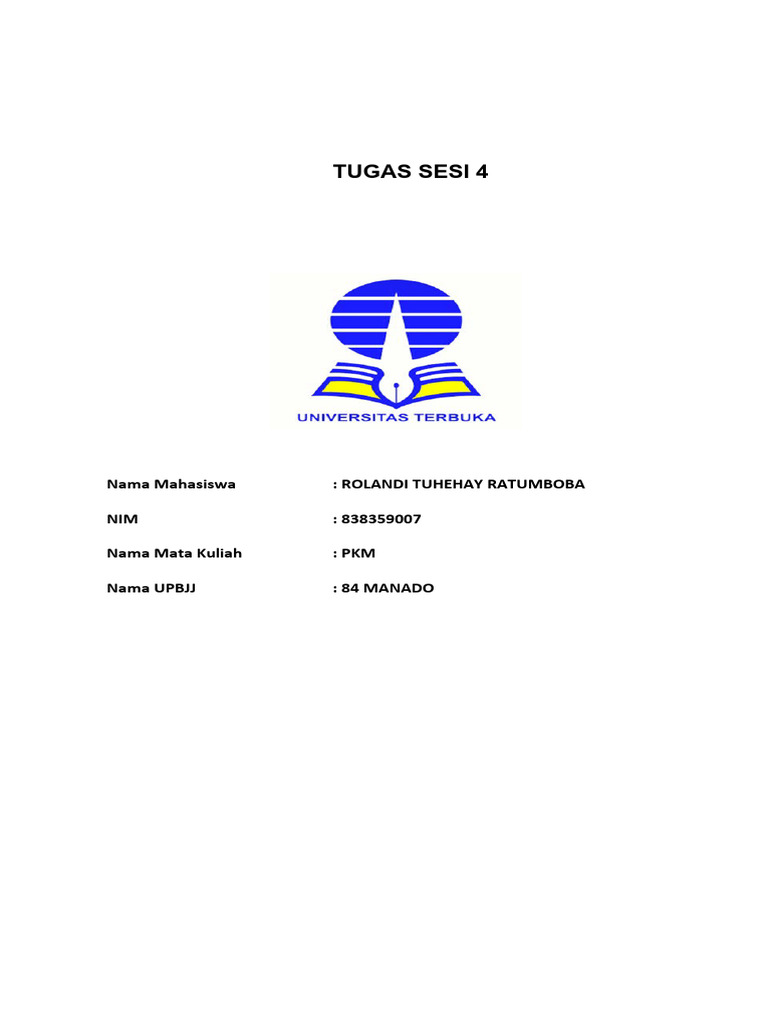 Tugas PKM Sesi 4 Rolandi Tuhehay Ratumboba | PDF