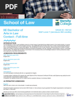 Bachelor of Laws (98680 - NEW) | PDF | Knowledge | Crimes