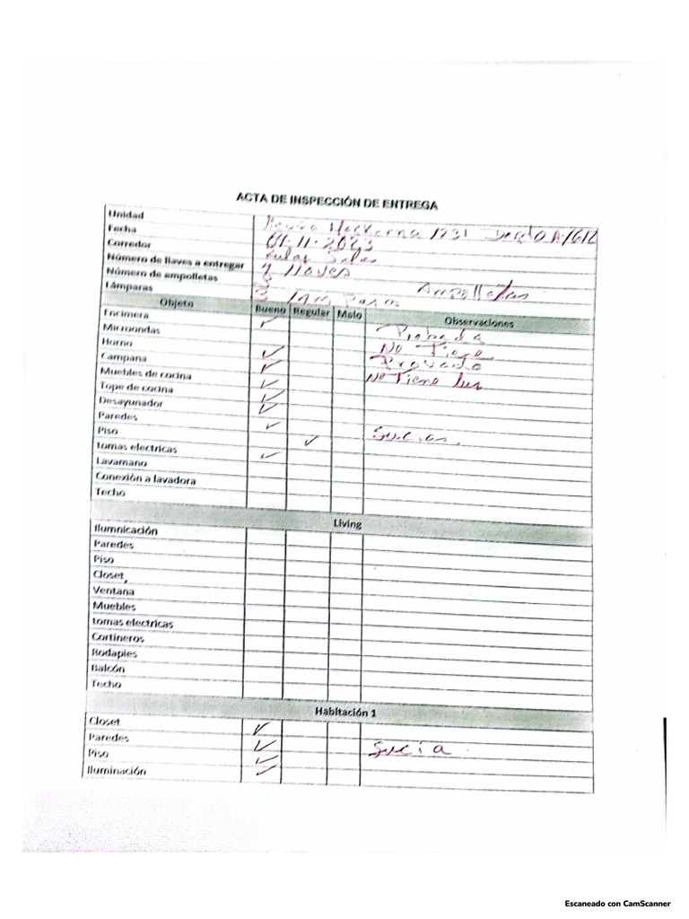 Acta de Recepción 1231 | PDF