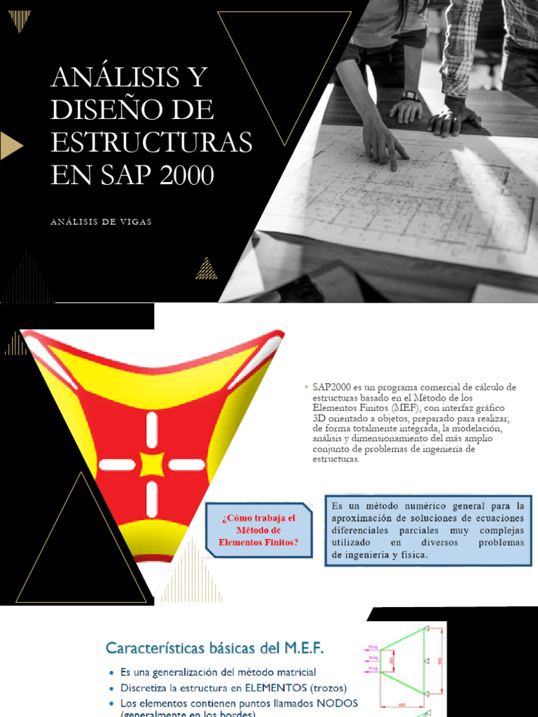 Análisis de Estructuras en SAP2000 | PDF | Viga (Estructura) | Rigidez