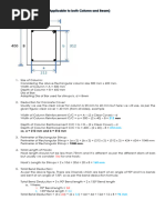 Cutting Length of Stirrups Calculation | PDF | Beam (Structure) | Bending