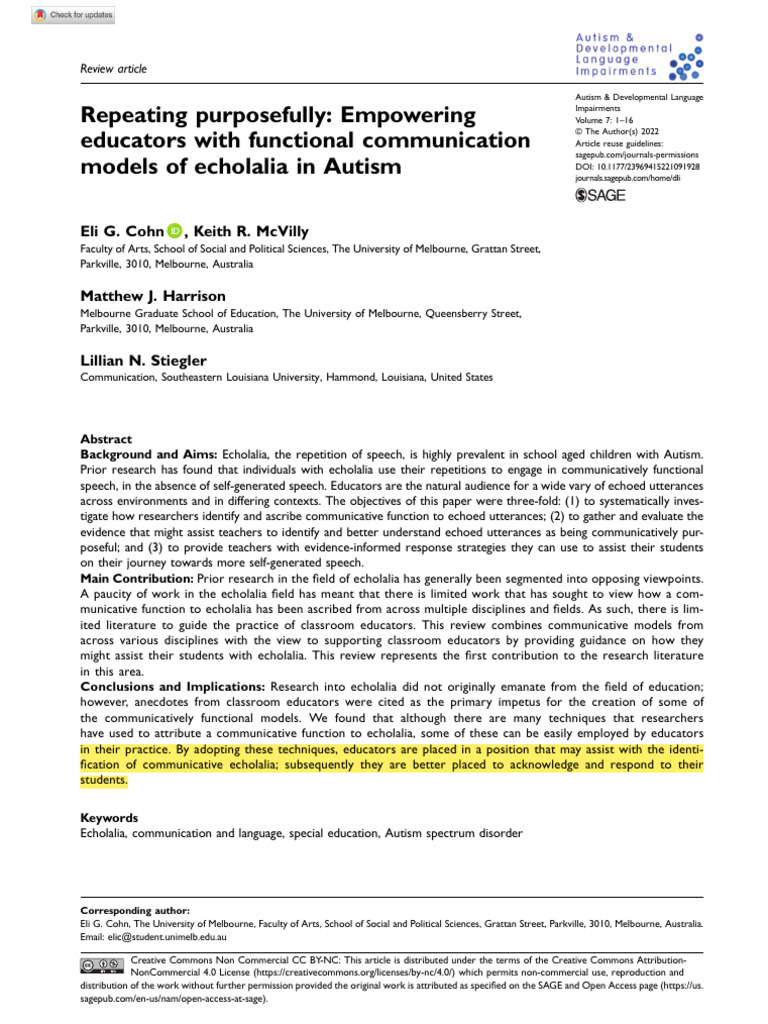 Cohn Et Al 2022 Repeating Purposefully Empowering Educators With ...