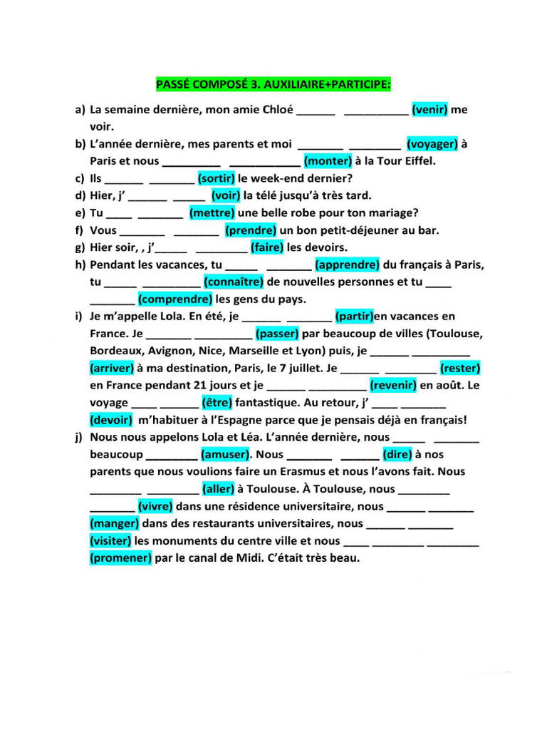 Passe Compose | PDF
