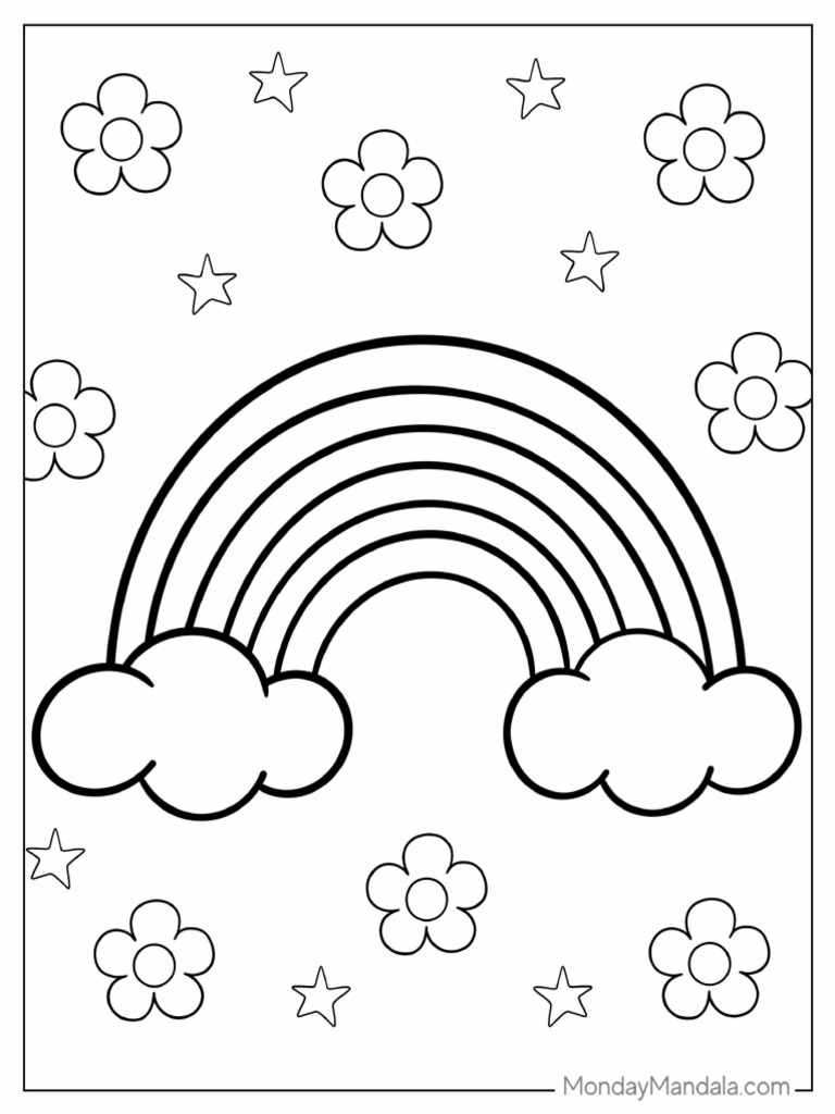 Rainbow Template For Grade 1 | PDF