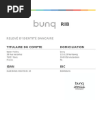 Relevé d'identité bancaire en français | PDF | Argent | Droit des affaires