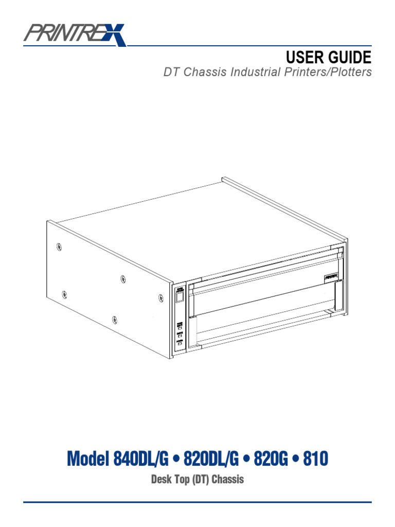 DT Chassis Industrial Printers/Plotters | PDF | Printer (Computing) | Installation (Computer ...