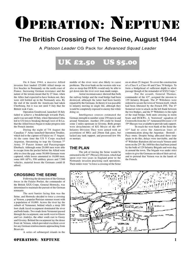 Operation Neptune | PDF | Normandy Landings | Military Units And Formations