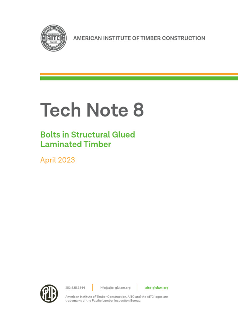 Technical Note 08 2023 04 23 | PDF | Screw | Strength Of Materials