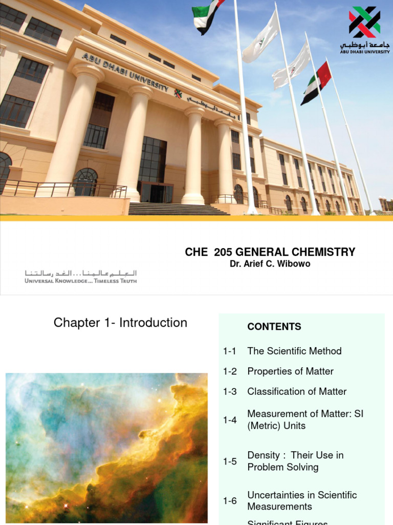 Chapter - 1 - Introduction To General Chemistry | PDF | Mixture ...