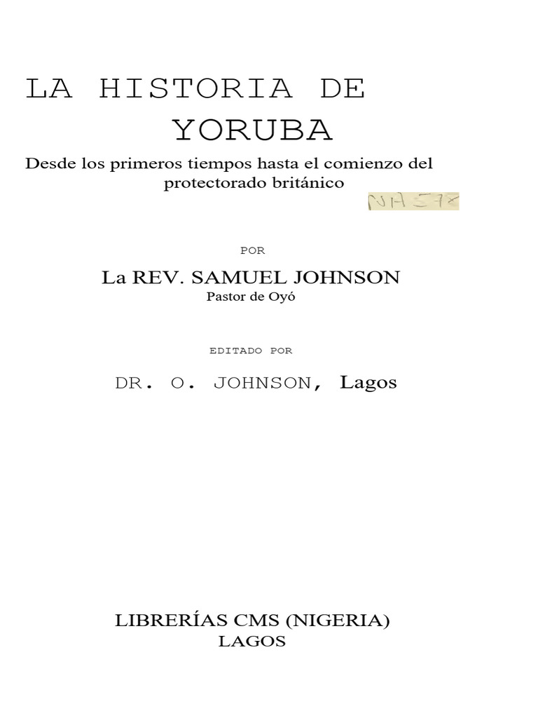 Historia de Los Yorubas | Descargar gratis PDF | Vocal | Alfabeto