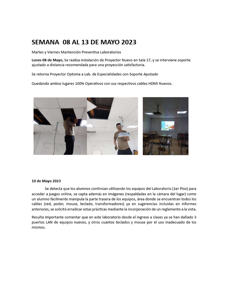 08 Al 13 de Mayo | PDF | Informática