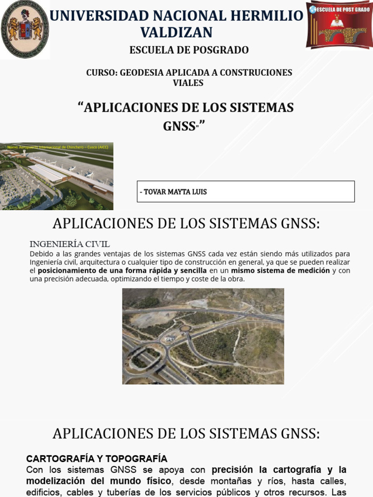Aplicaciones de Los Sistemas Gnss | Descargar gratis PDF | Geodesia | Ciencias de la Tierra