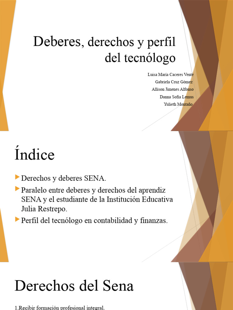 Deberes, Derechos y Perfil Del Tecnólogo (1) | Descargar gratis PDF ...